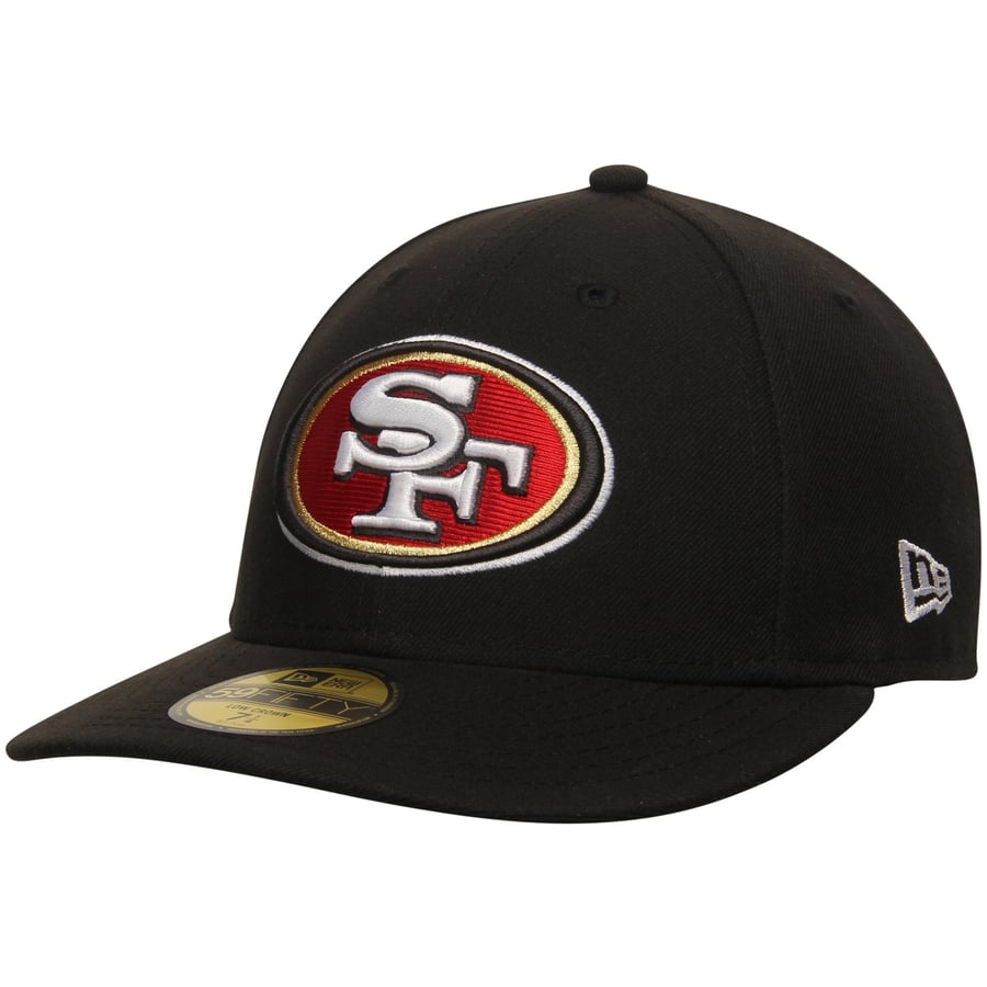 New Era San Francisco 49ers Black On-Field Low Crown 59FIFTY Fitted Hat