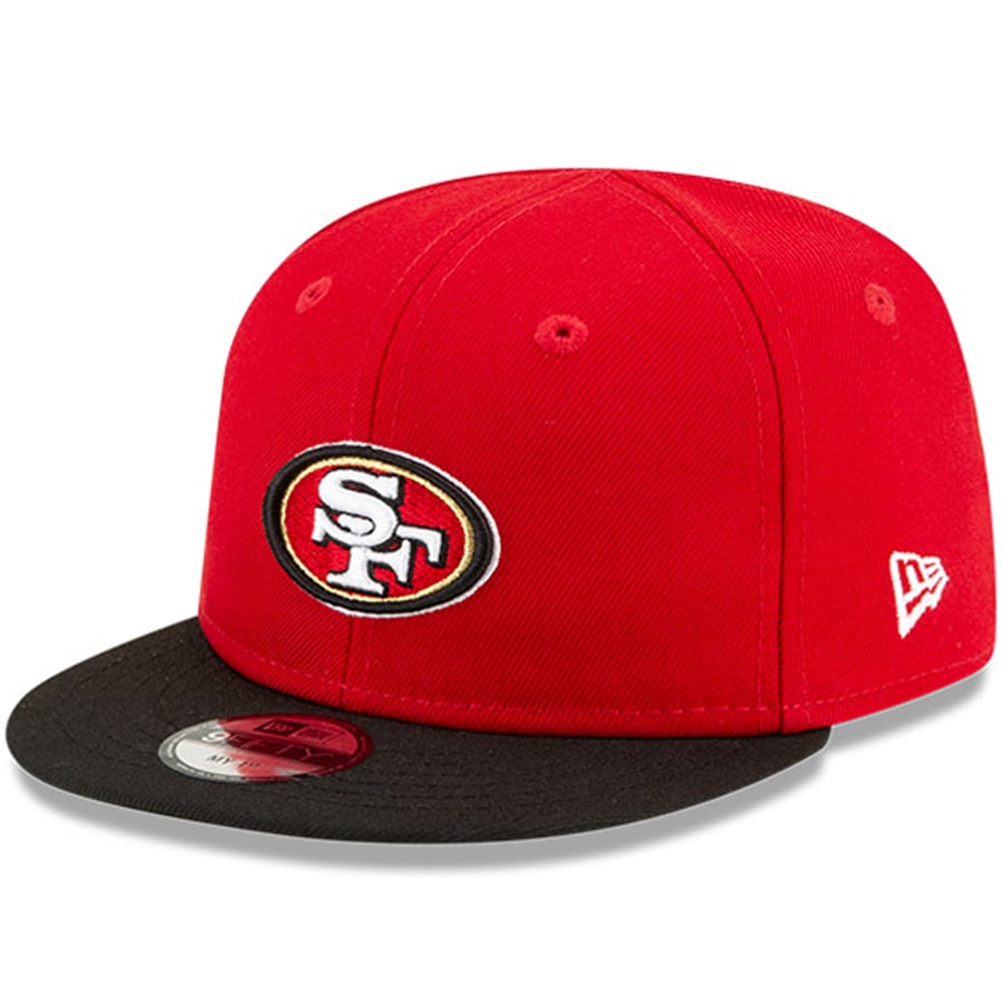 New Era San Francisco 49ers Infant Black/Black My 1st 9FIFTY Snapback ...