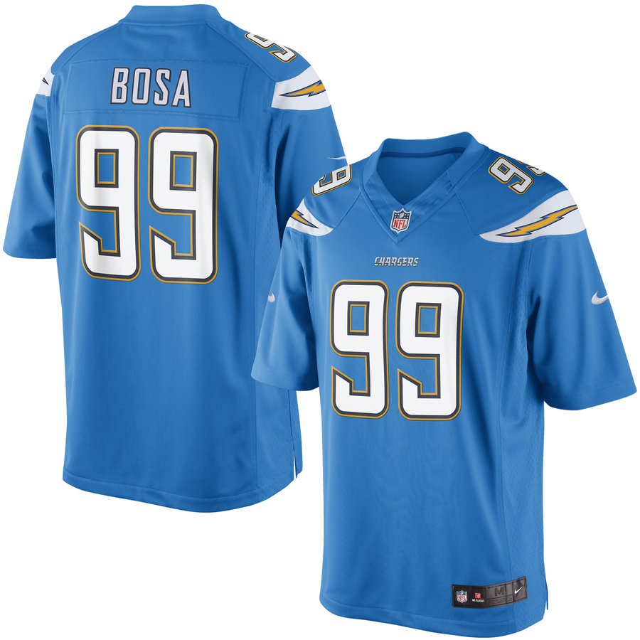 Nike Joey Bosa Los Angeles Chargers Powder Blue Limited Jersey