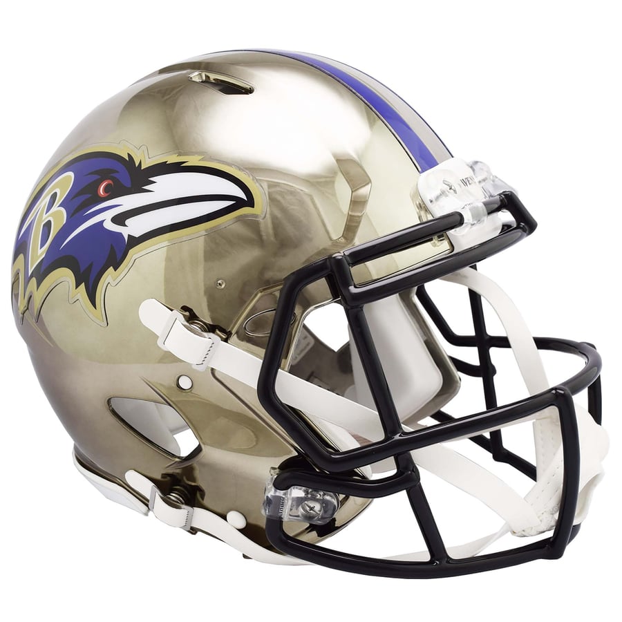 Fanatics Authentic Riddell Baltimore Ravens Chrome Alternate Speed Full ...