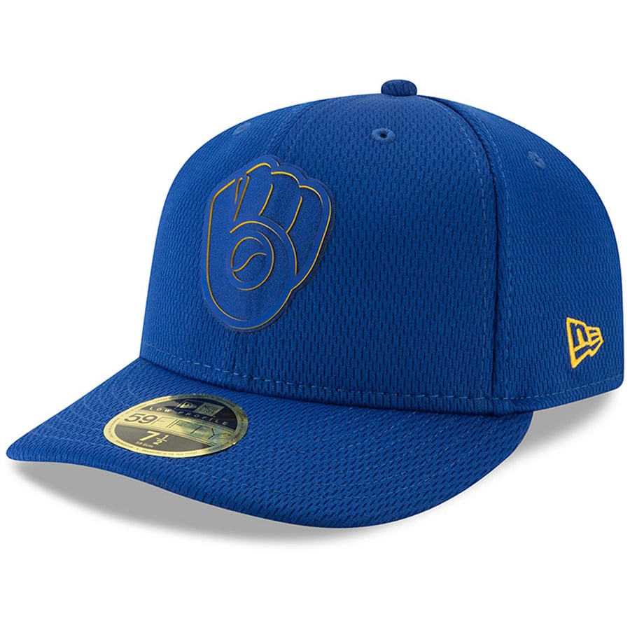New Era Milwaukee Brewers Royal 2019 Clubhouse Collection Low Profile ...