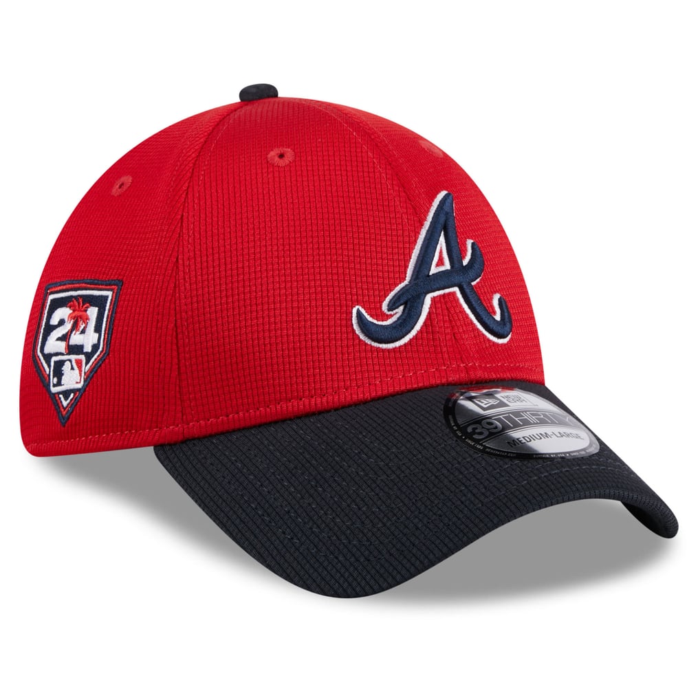 Men's Atlanta Braves New Era Red/Navy 2024 Spring Training 39THIRTY ...