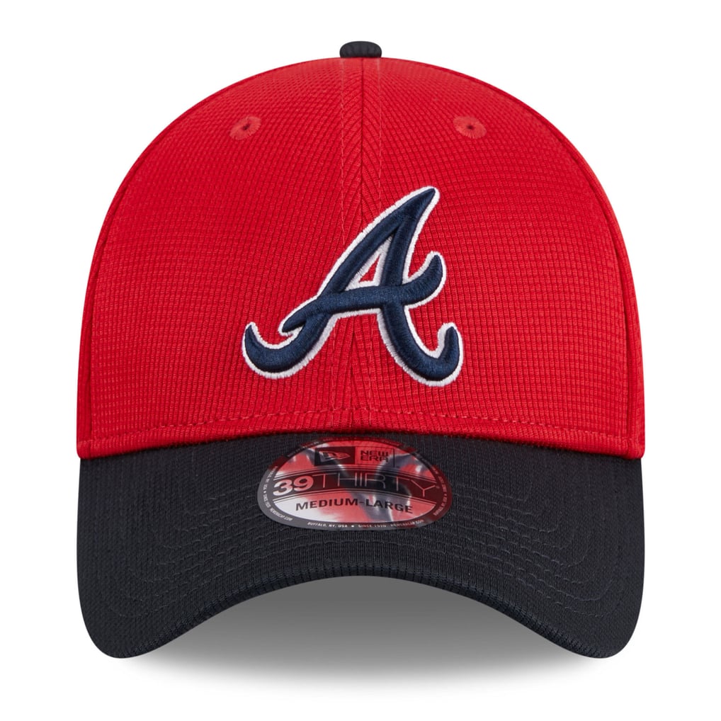 Men's Atlanta Braves New Era Red/Navy 2024 Spring Training 39THIRTY ...