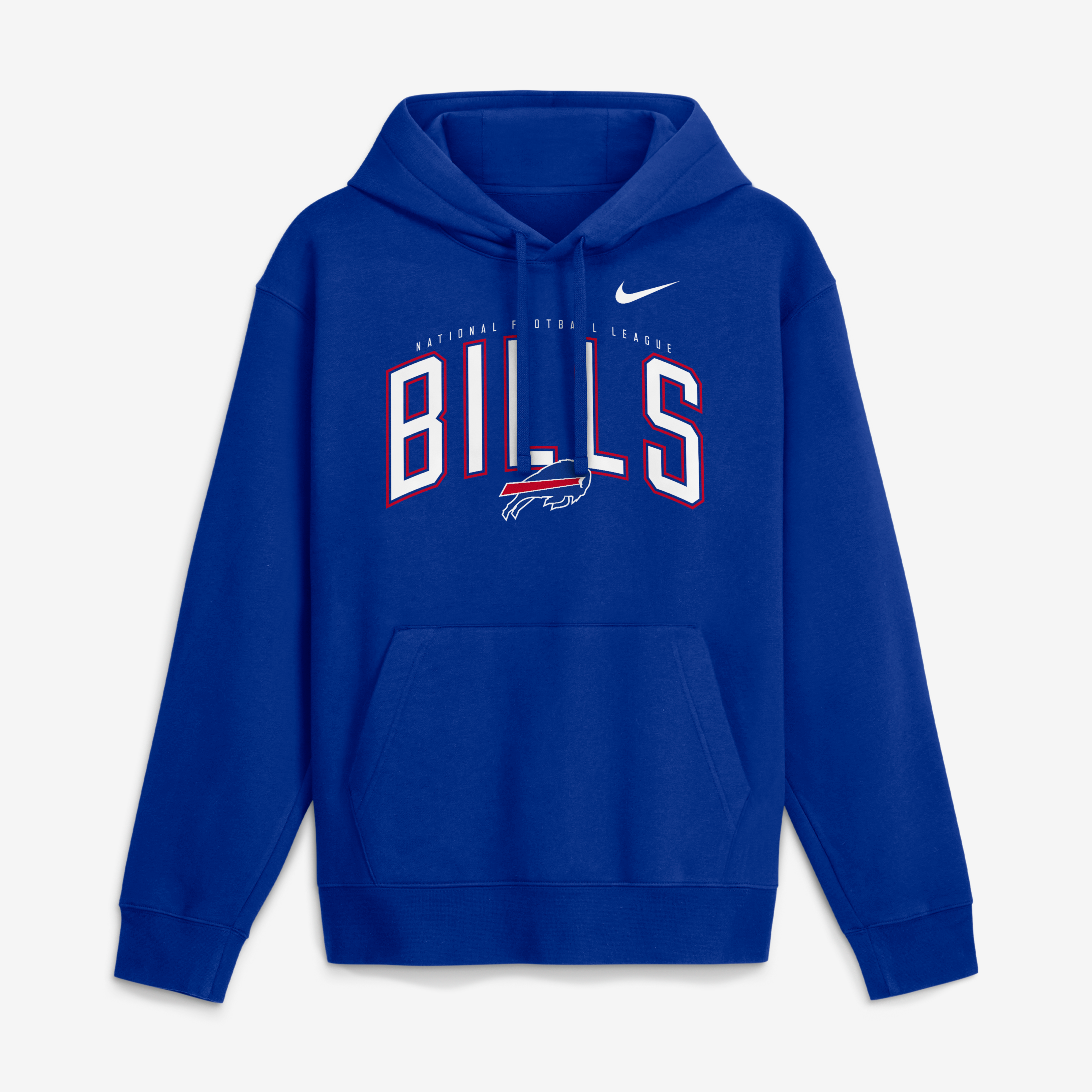 Men's Buffalo Bills Nike Royal Expect Victory Club Fleece Pullover Hoodie