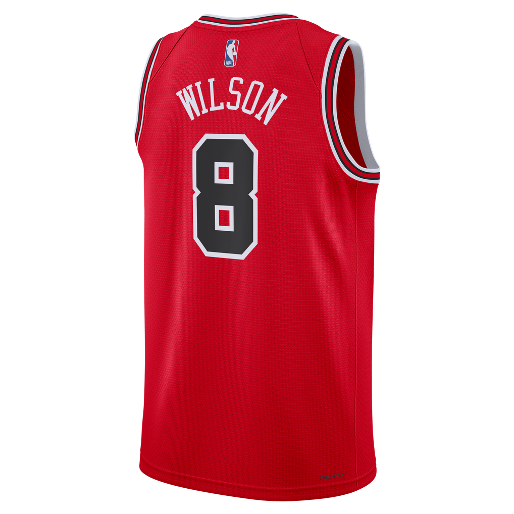 Unisex Chicago Bulls Caleb Wilson Nike Red 2026 NBA Draft Swingman ...
