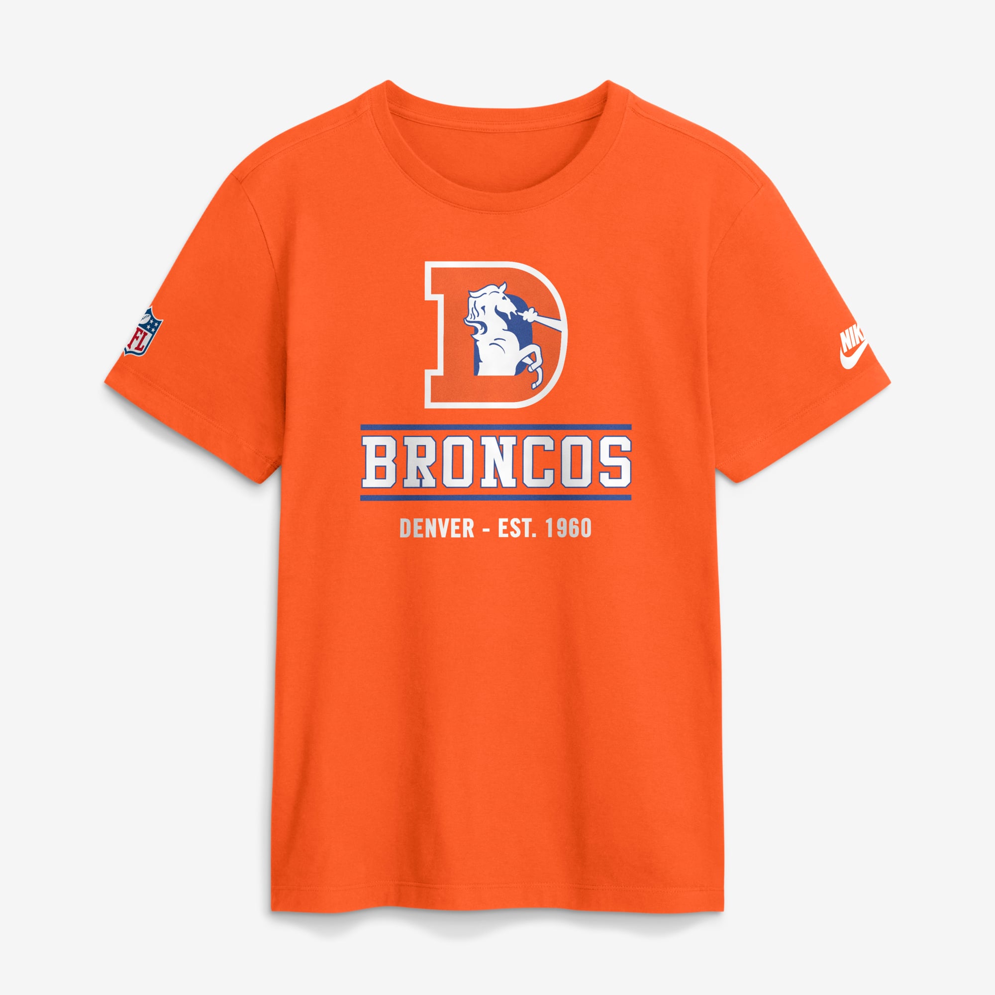 Men's Nike Orange Denver Broncos Sideline Alternate Final Sprint Dri ...