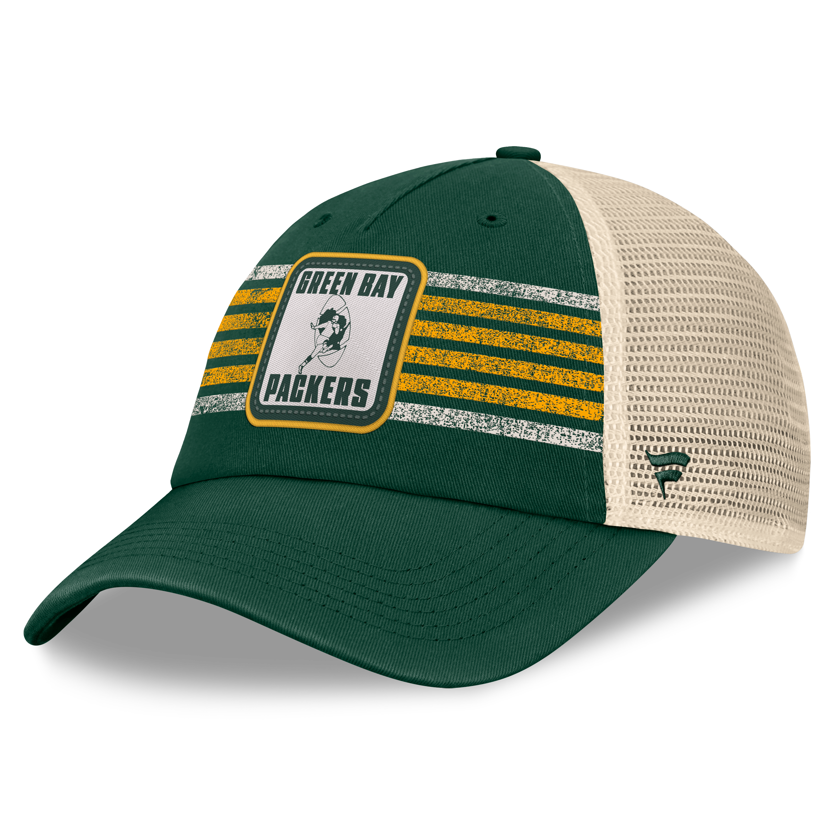 Men's Green Bay Packers Fanatics Green Heritage Logo Waggle ...