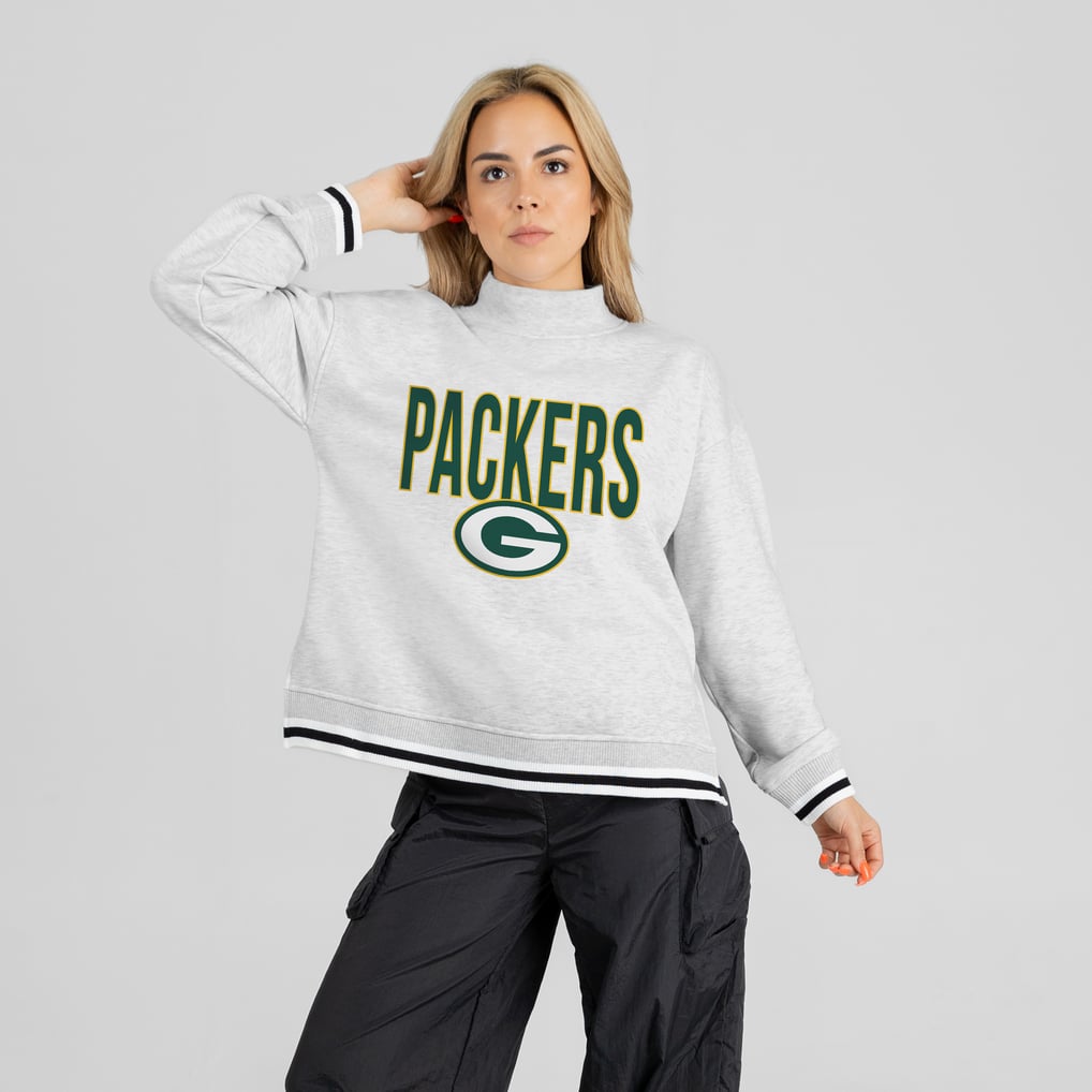 Gameday Couture Green Bay Packers Women's Ash Rally Point Contrast ...