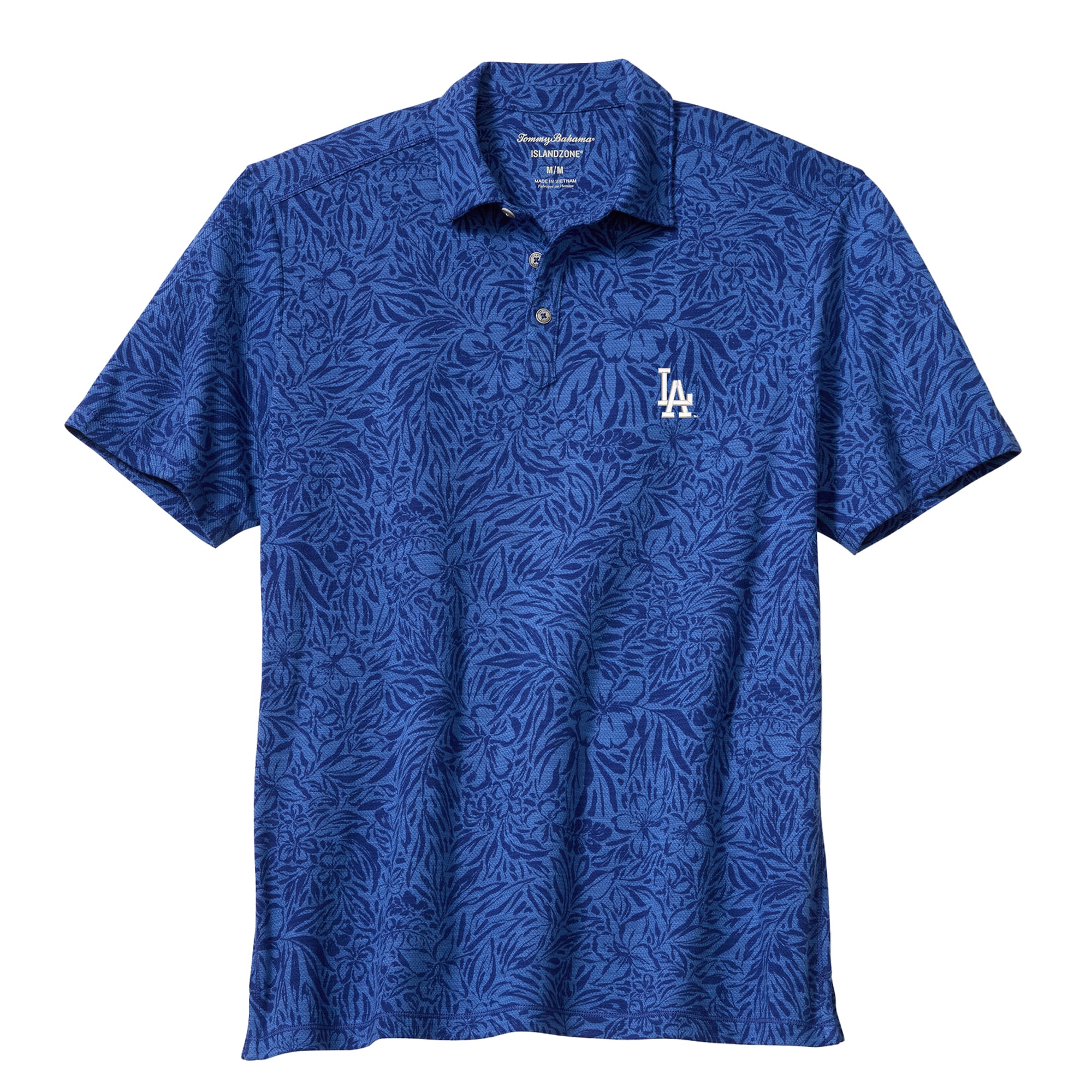 Mens Los Angeles Dodgers Tommy Bahama Royal Wild Hibiscus Tri Blend