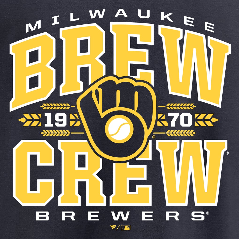 Men's Milwaukee Brewers Fanatics Navy Hometown Collection Barley Long ...