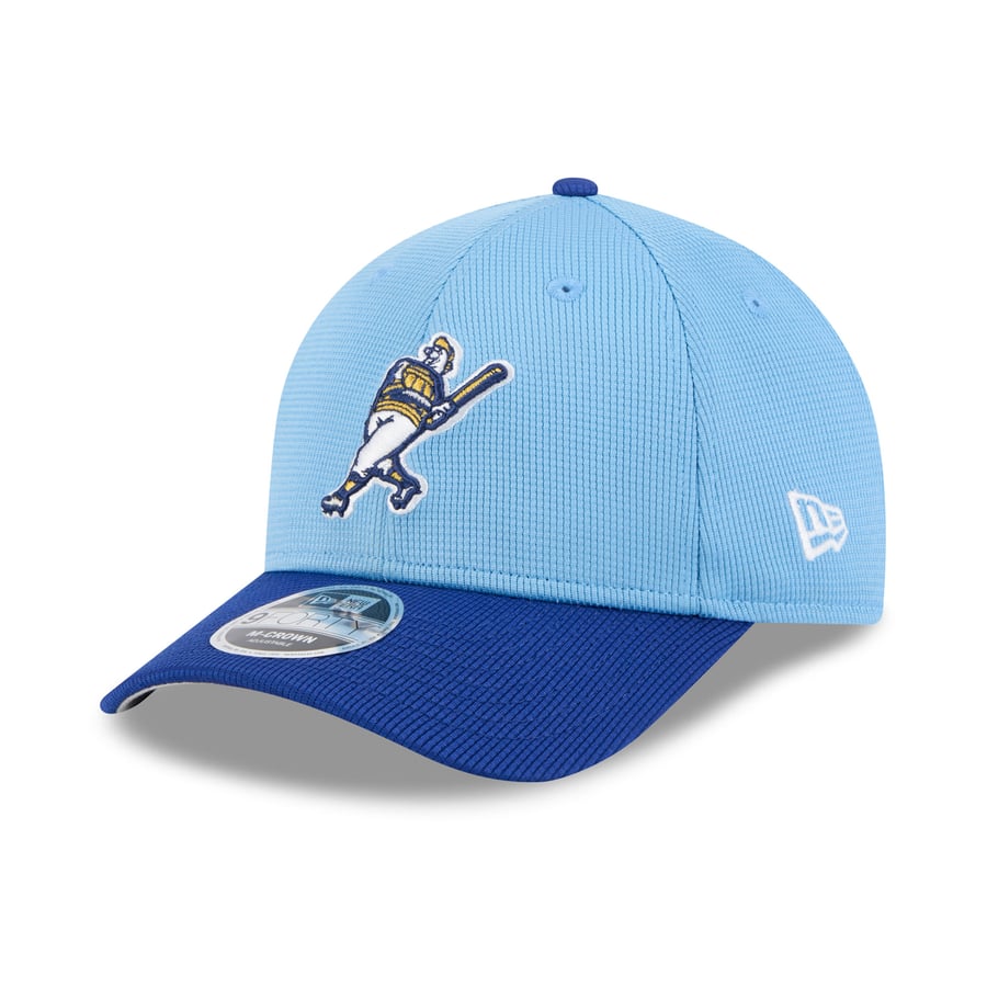 Men's Milwaukee Brewers New Era Light Blue/Royal 2025 Batting Practice ...