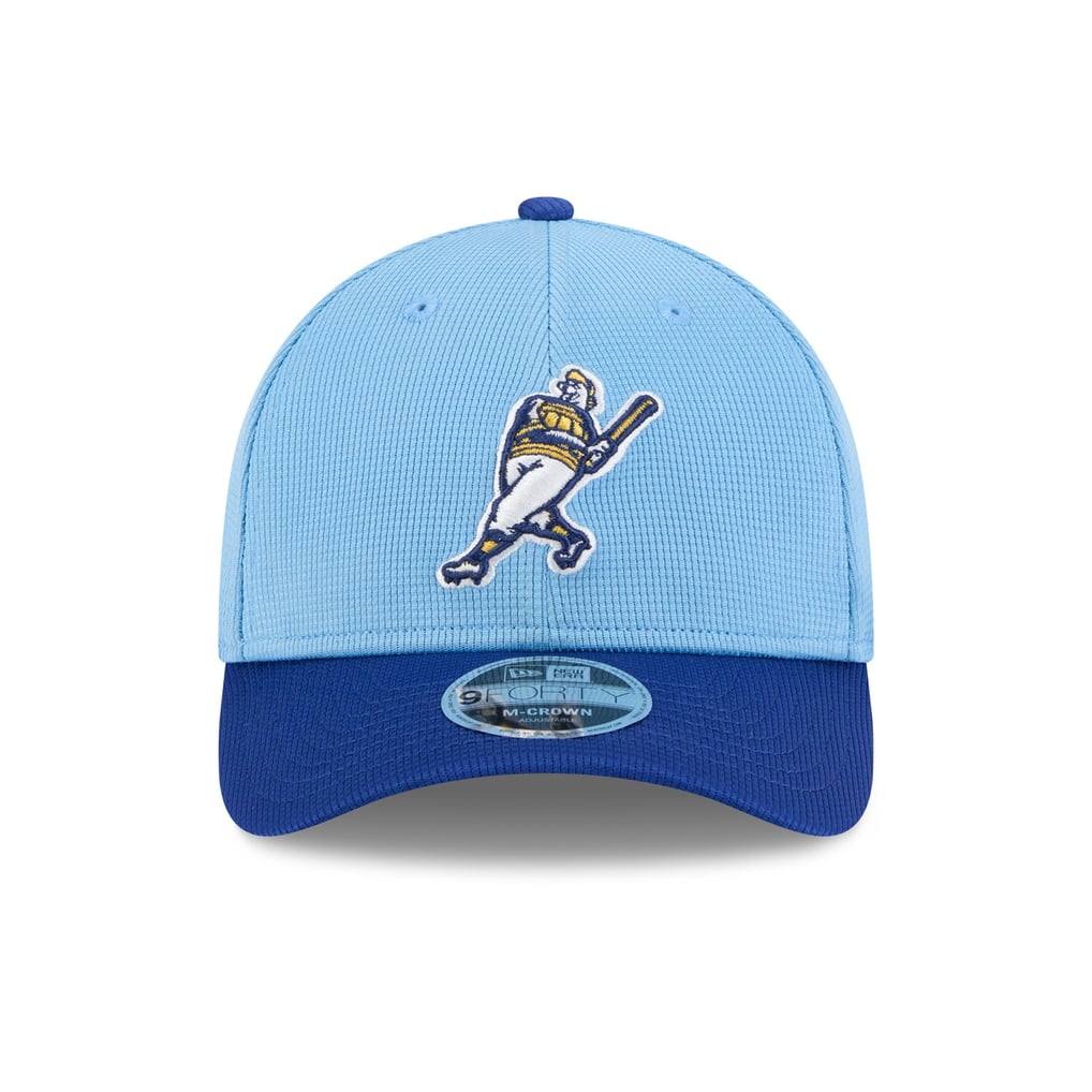 Men's Milwaukee Brewers New Era Light Blue/Royal 2025 Batting Practice ...