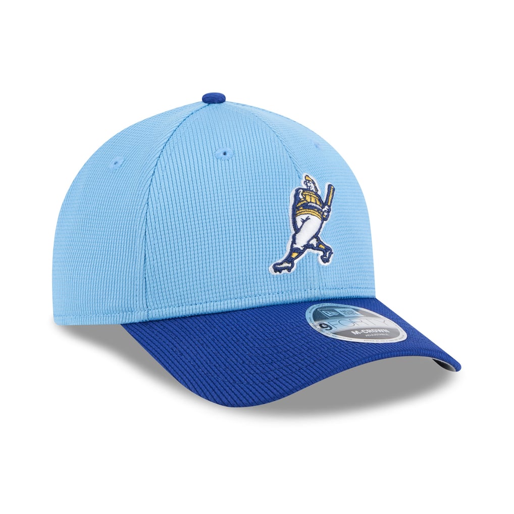 Men's Milwaukee Brewers New Era Light Blue/Royal 2025 Batting Practice ...