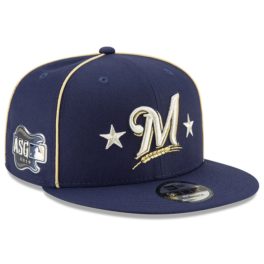Men's Milwaukee Brewers New Era Navy 2019 MLB All-Star Game 9FIFTY ...
