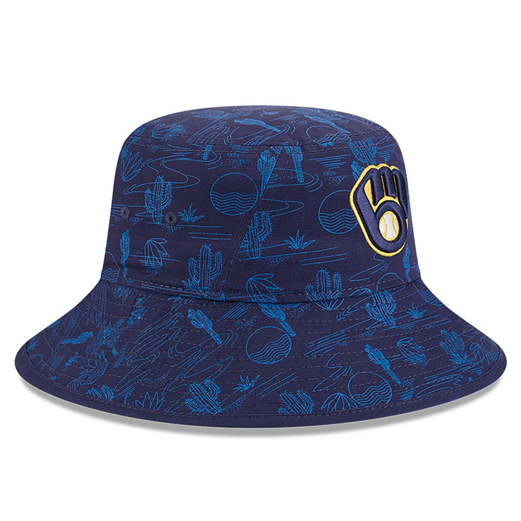 Men's Milwaukee Brewers New Era Navy 2025 Spring Training All Over ...