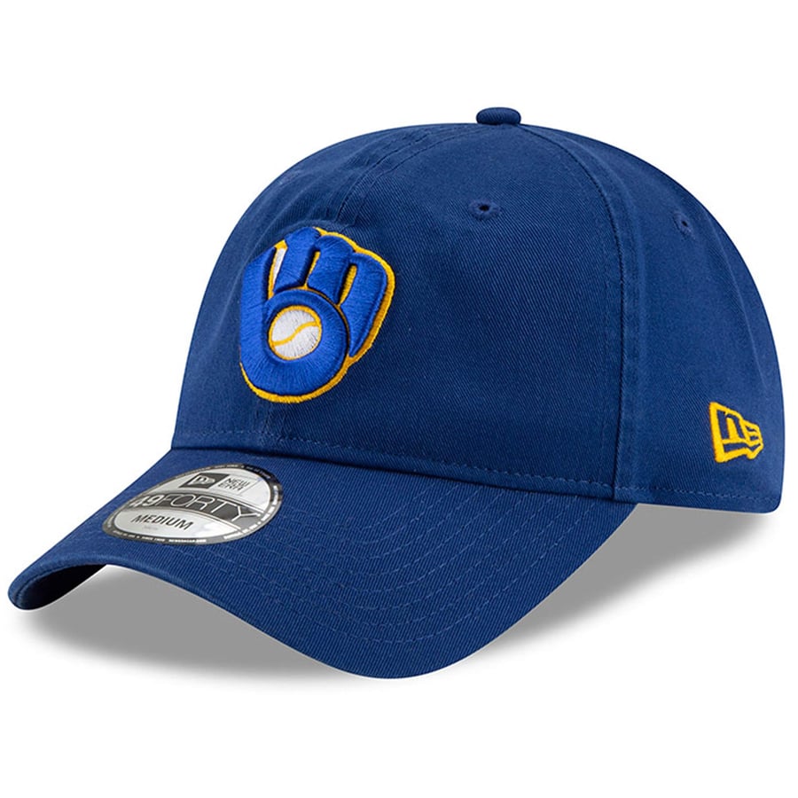 Men's Milwaukee Brewers New Era Royal Alternate Core Replica 49FORTY ...
