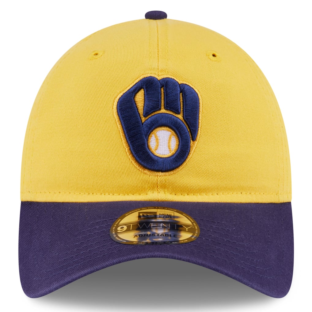 Youth Milwaukee Brewers New Era Gold 2025 Spring Training 9TWENTY ...