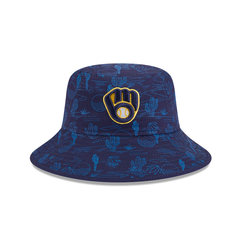 Youth Milwaukee Brewers New Era Navy 2025 Spring Training All Over ...