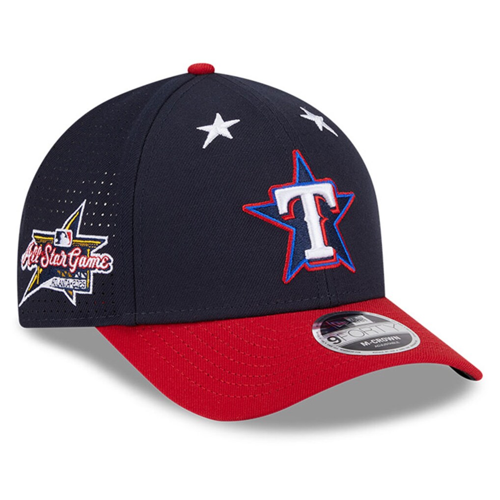 Men's Texas Rangers New Era Navy/Red 2025 MLB All-Star Game Workout ...